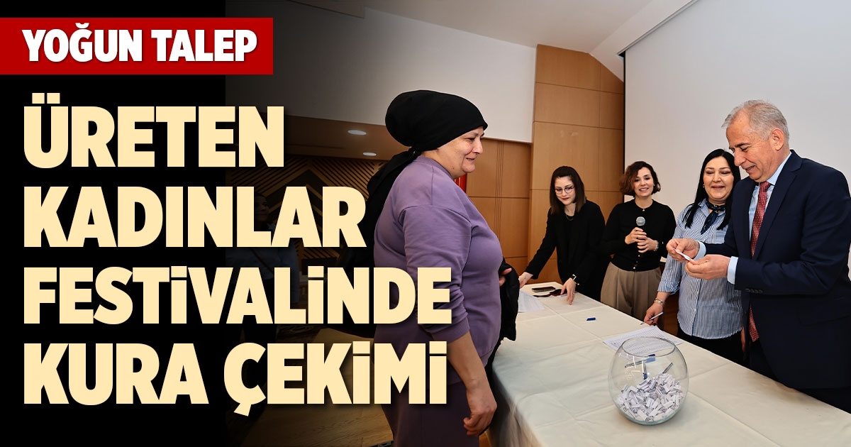 ÜRETEN KADINLAR FESTİVALİNDE KURA ÇEKİMİ | Denizli Yeni Olay Haber ÜRETEN KADINLAR FESTİVALİNDE KURA ÇEKİMİ | Denizli Yeni Olay Haber